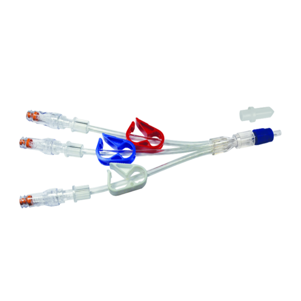 Spyder 3-way extension lines with male luer lock mobile ring connector ...